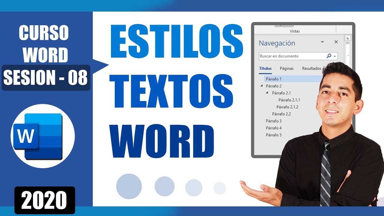 08 | Cómo aplicar y editar estilos de texto en WORD | El Tío Tech 2025