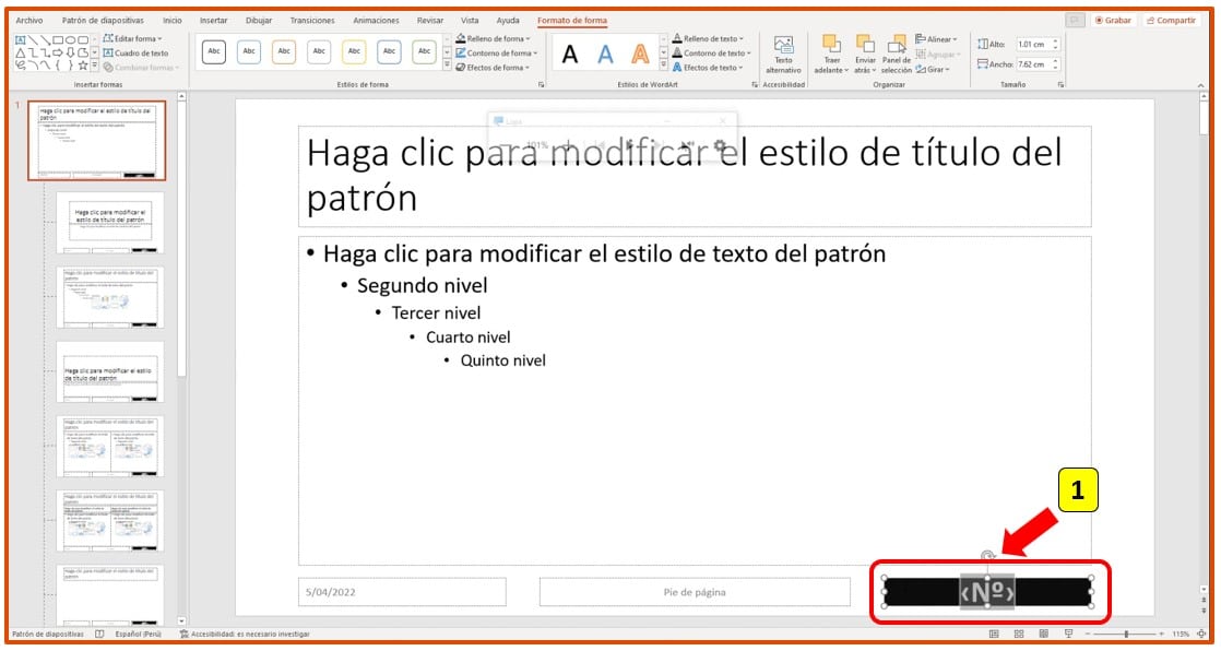 💻 Numeración en diapositivas de PowerPoint (Numerar Diapositivas)