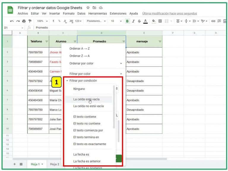 Cómo Filtrar y Ordenar Datos en Google Sheets | El Tío Tech 2026