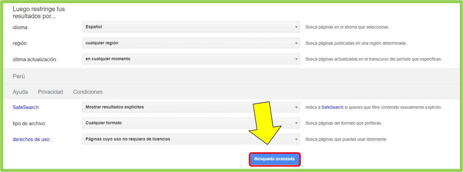 Como usar la función de búsqueda en Google Drive