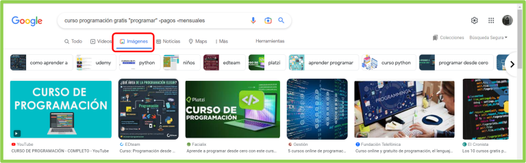 Cómo usar la búsqueda avanzada de Google.