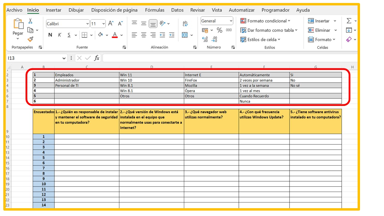 Tabulación de datos de una encuesta en Excel (Tabular Tesis, proyectos ...