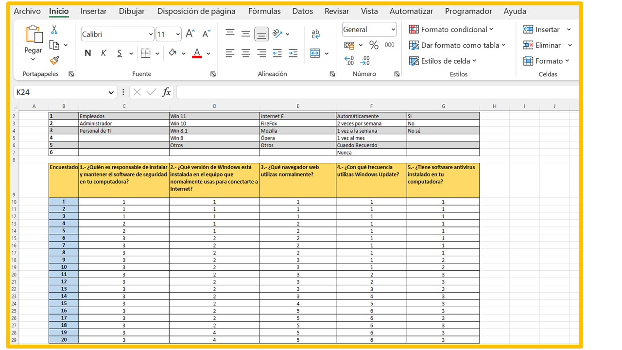 Tabulación de datos de una encuesta en Excel (Tabular Tesis, proyectos ...