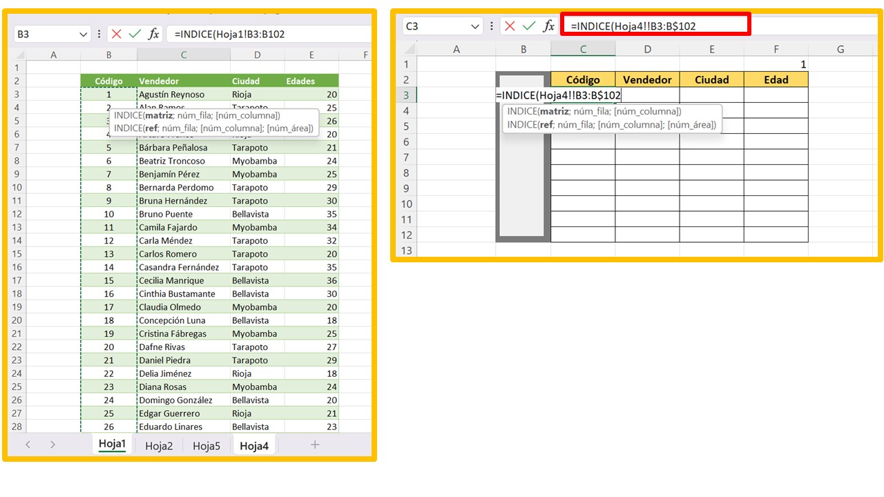 Barra de desplazamiento Vertical en tabla excel