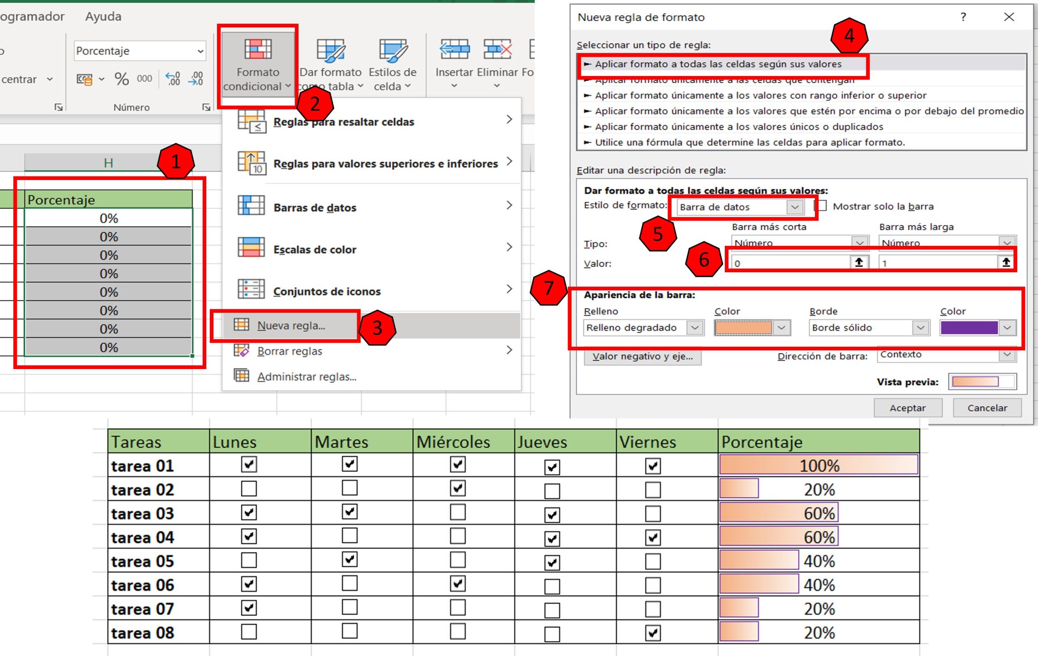 Crear un Checklist y Barra de Progreso INTERACTIVO en Excel