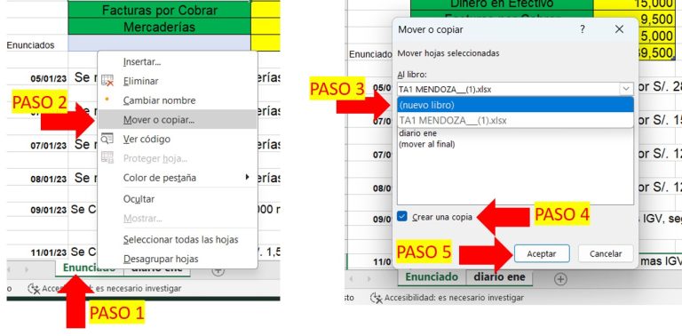 Como guardar tus hojas de Excel en diferentes Archivos