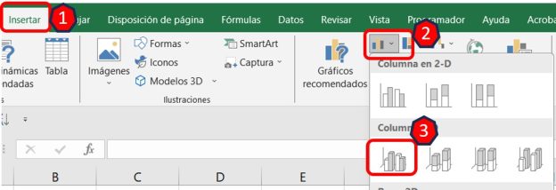 Como hacer un Gráfico combinado (Columnas y Líneas) En Excel