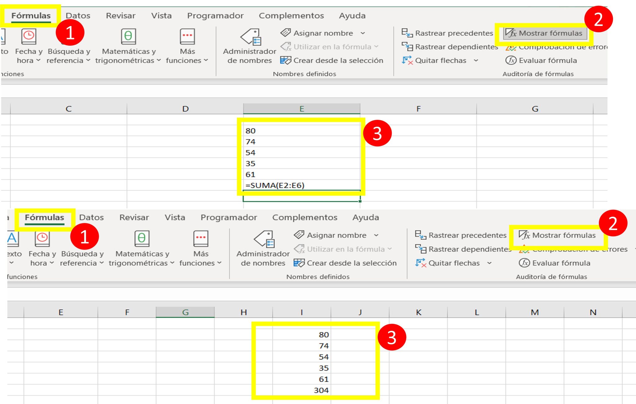 Las fórmulas no funcionan en Excel (SOLUCIÓN)