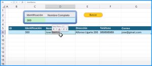 Base de datos con Botones en Excel: Agregar, Eliminar, Modificar y buscar
