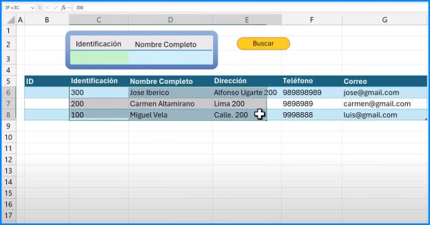Base de datos con Botones en Excel: Agregar, Eliminar, Modificar y buscar