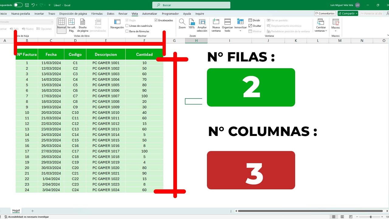 Extraer la cantidad de datos que quieras de una tabla en Excel 😱