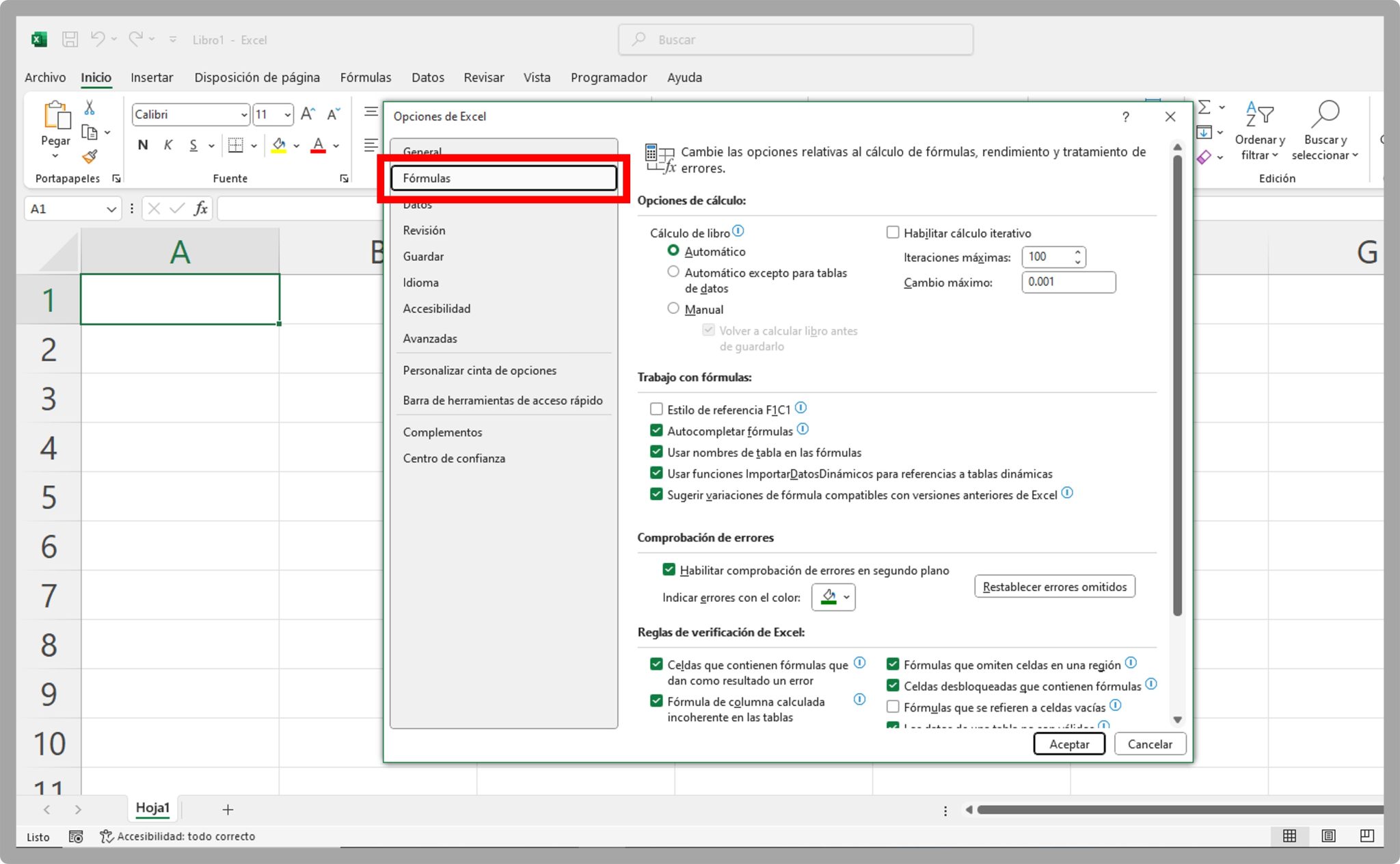 Solución: Las Columnas Aparecen con Números en Vez de Letras en Excel