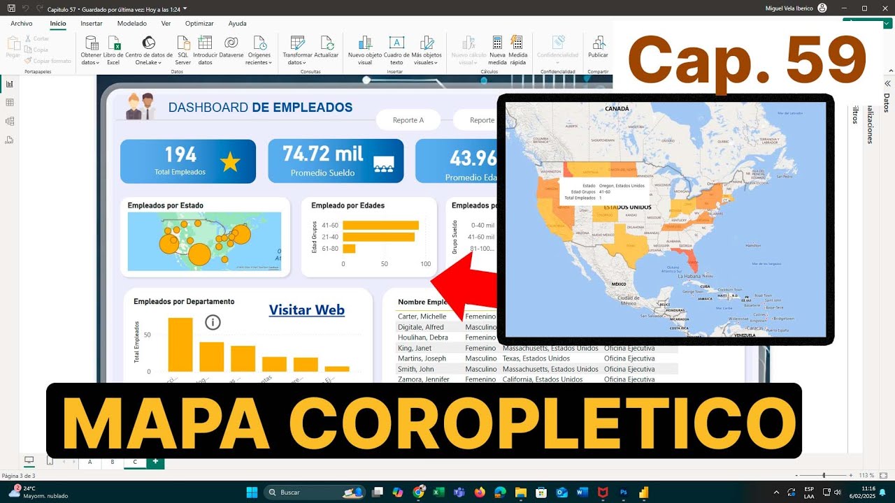 Mapa Coroplético en Power BI Paso a Paso