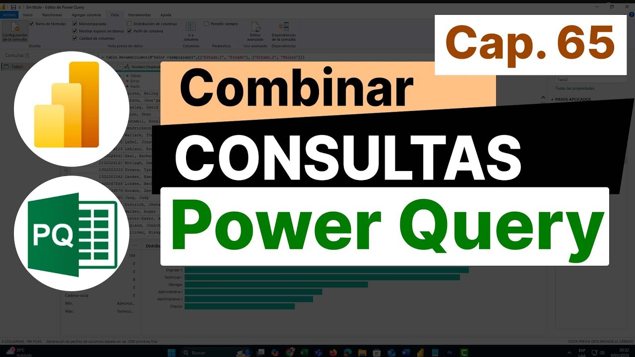 Combinar Consultas en Power Query 🚀