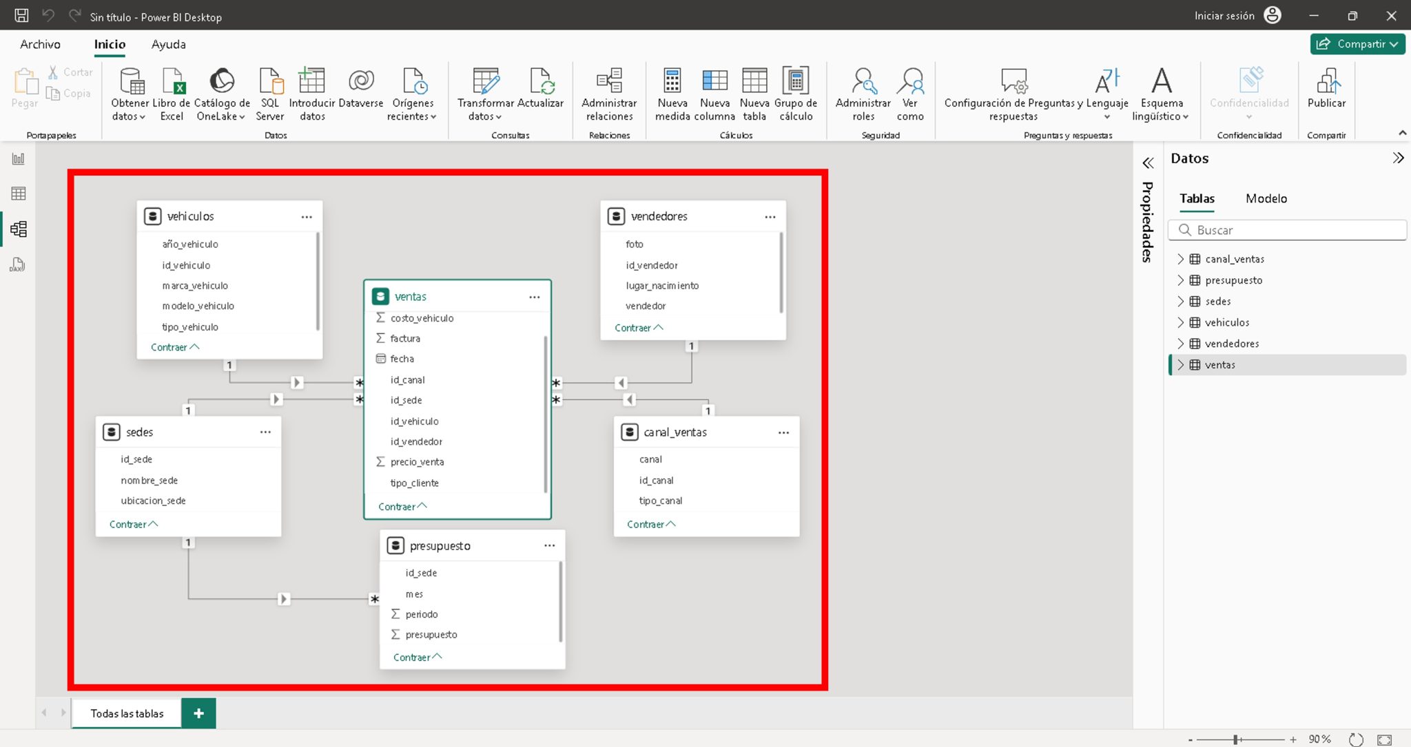 El Modelo de Datos en Power BI (Modelo en Estrella)