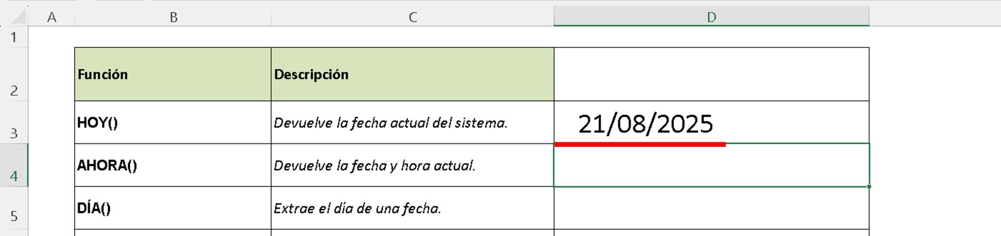 Las Funciones de Fecha más utilizadas en Excel 📅