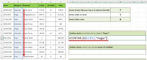 Función Contar, contara, Contar.Si, Contar.Si.Conjunto en Excel 📊