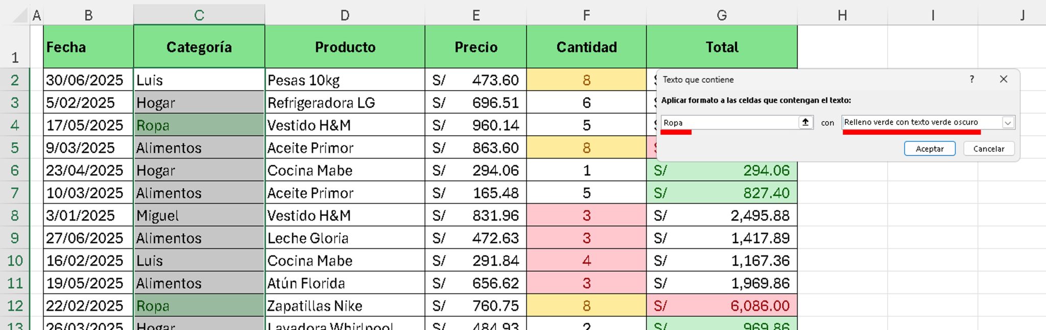 Formato condicional: Reglas para resaltar valores superiores y inferiores 💡