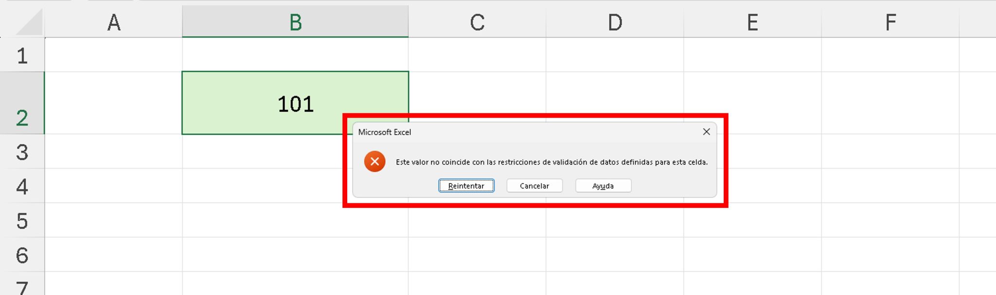Restringir el ingreso de ciertos números: Validación de números en Excel 🔢