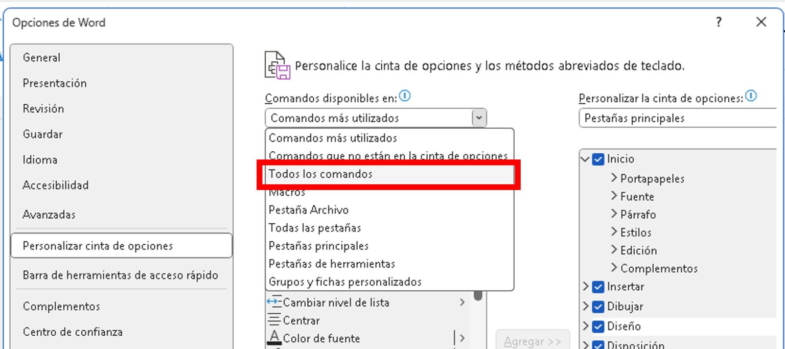 Personaliza la cinta de opciones y accesos rápidos en Word 🎨